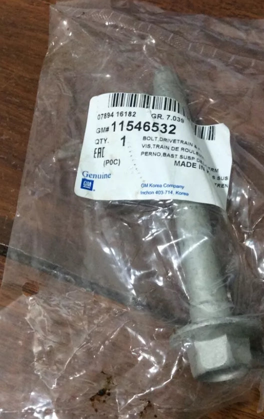 Genuine GM Front Suspension or Cross Member Bolt 11546532 – Complete ...