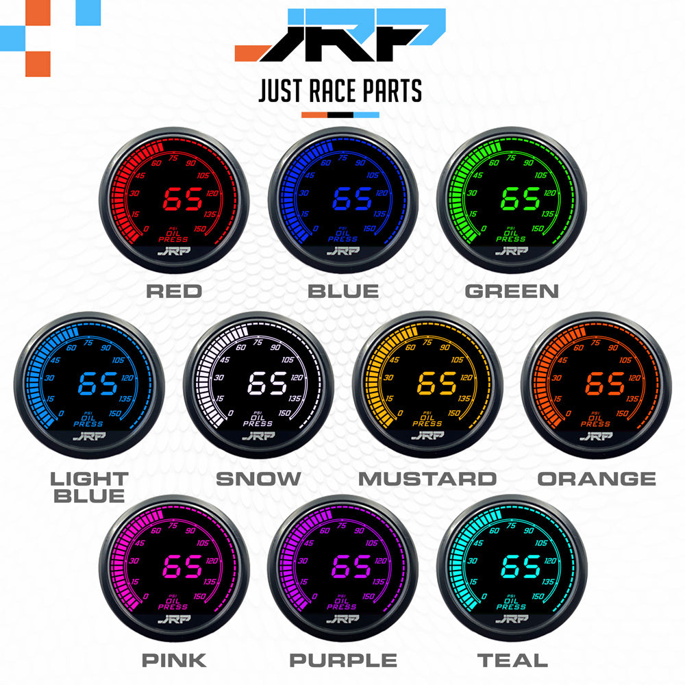 JRP Dual Digital Boost + EGT Gauge Kit 52mm EGT V3 – Stainless 2520 4m ...