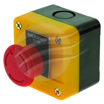 EMERGENCY STOP SWITCH LATCHING N/C & N/O CONTACTS – Complete ...