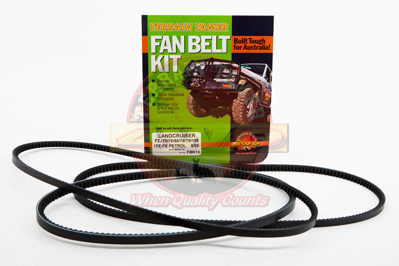 Drive belt kit suit FZJ105 – Complete Maintenance Services