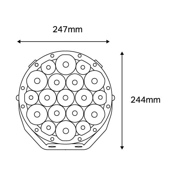 UltraVision NITRO 180 Maxx LED Driving Light Pair – Complete ...